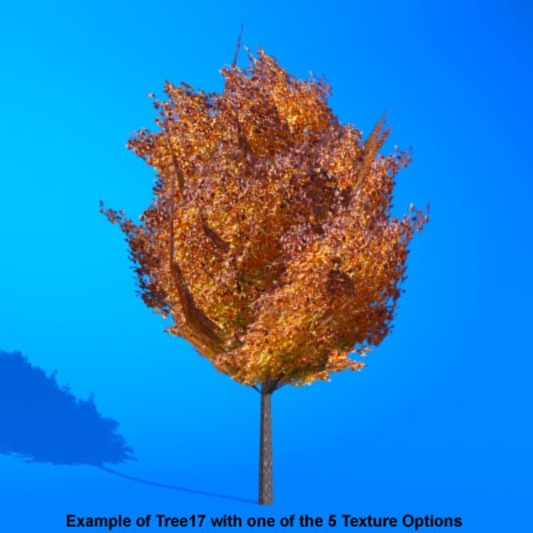 trees bark architectural 3d model