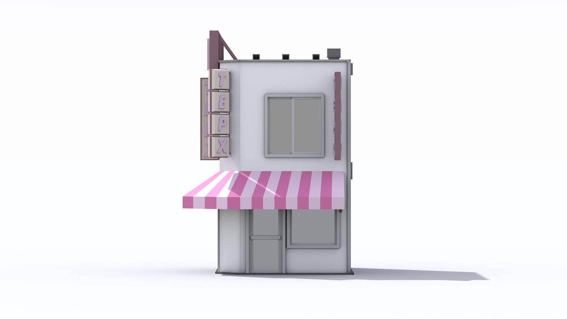 3D Model Stylized Shop - TurboSquid 1574877
