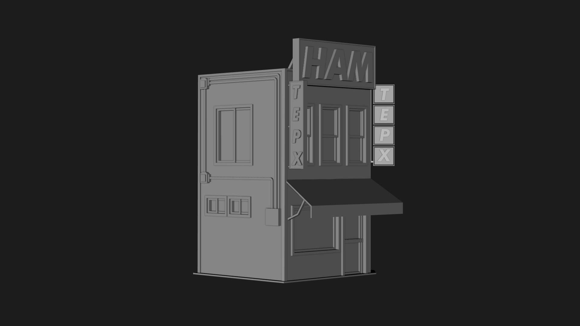 3D Model Stylized Shop - TurboSquid 1574877