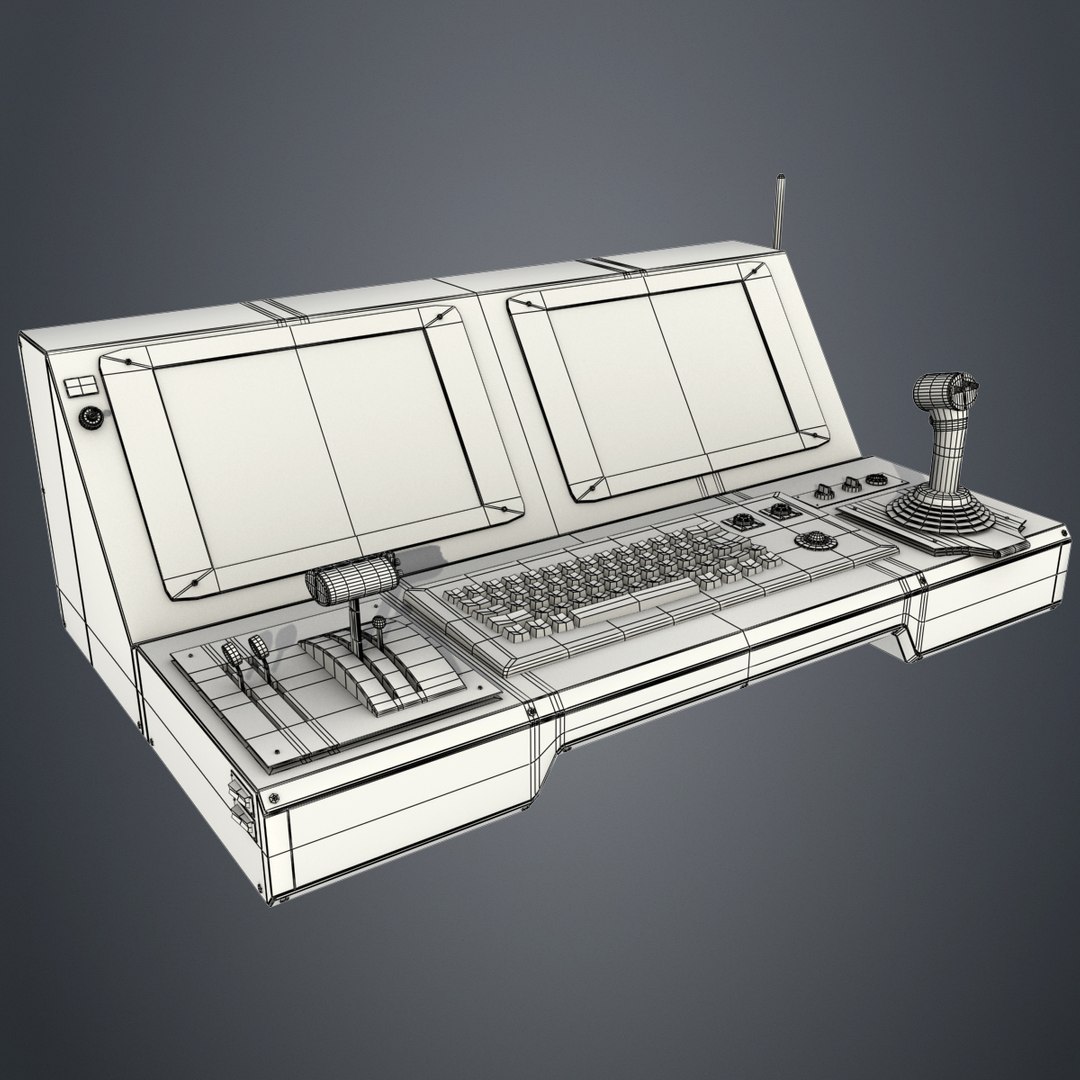 Uav Control Console 3d Model