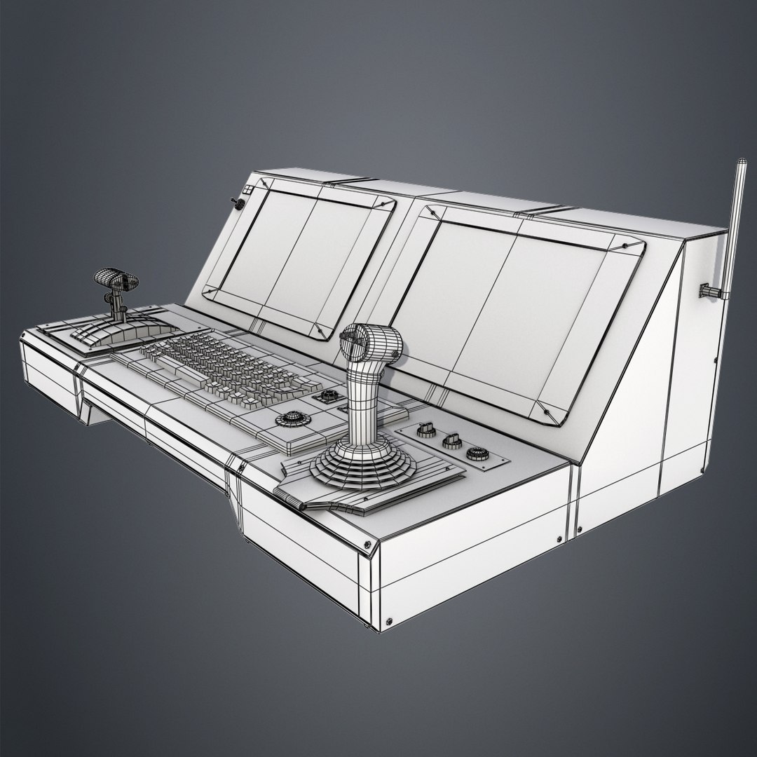 Uav Control Console 3d Model