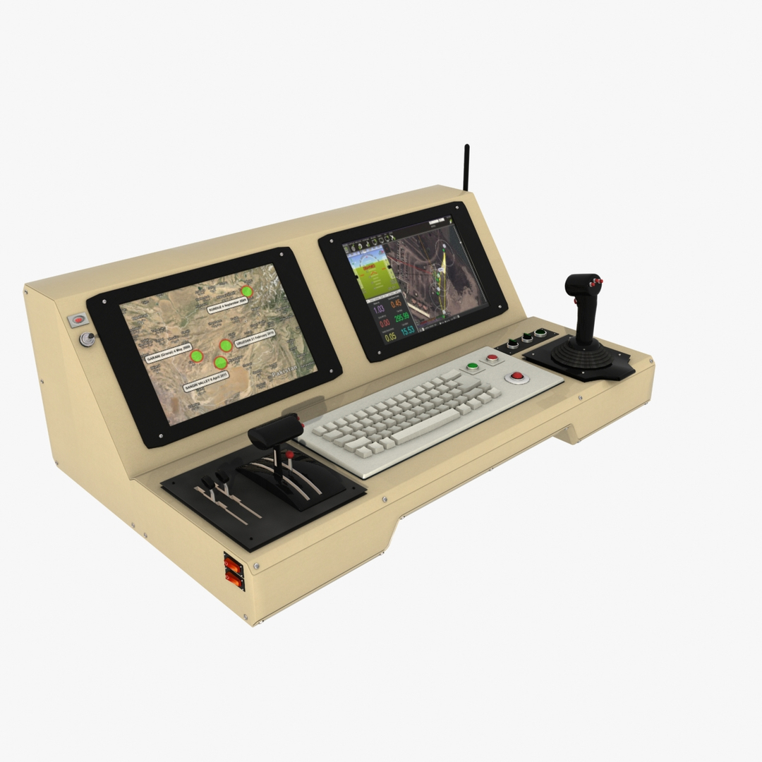 Uav Control Console 3d Model