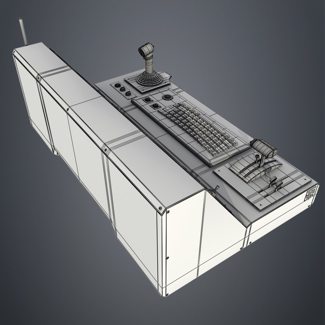 Uav Control Console 3d Model