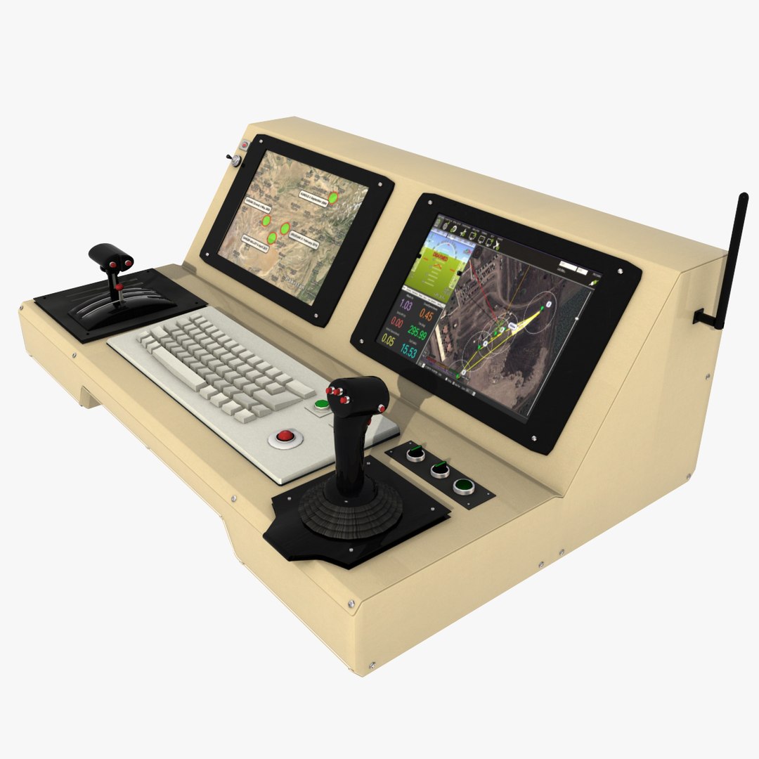 Uav Control Console 3d Model