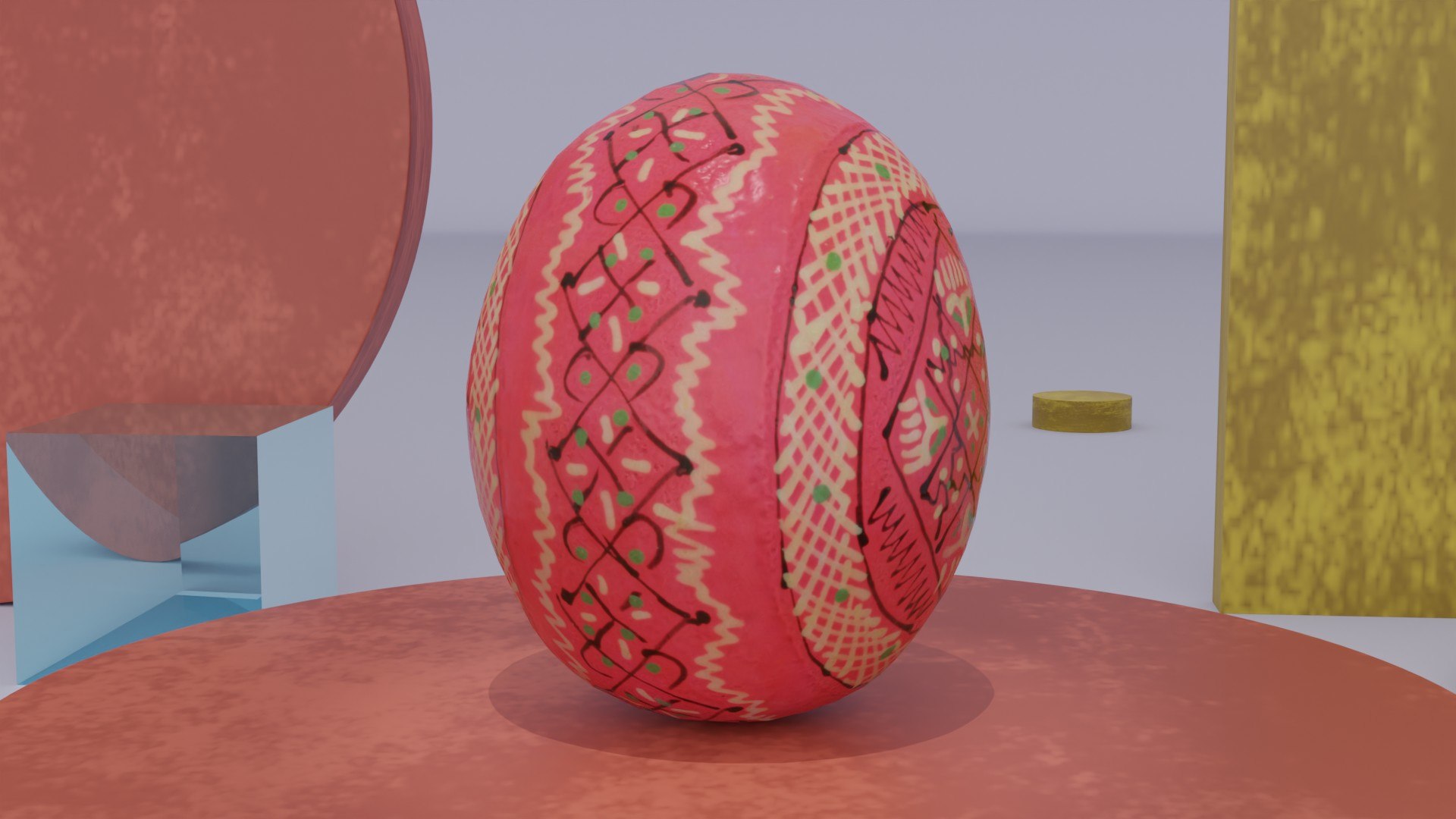 3D Easter Egg 03 Low-poly 3D Model - TurboSquid 1952147