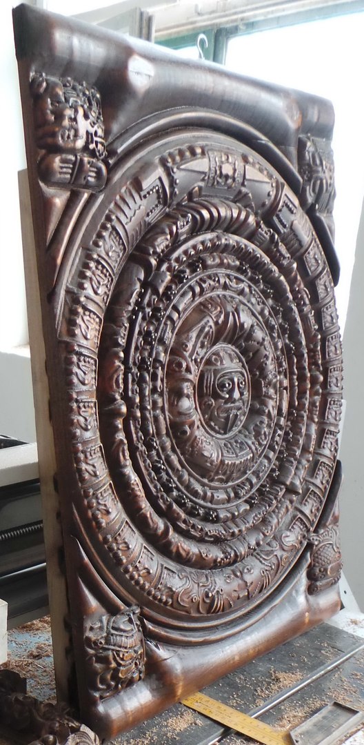 3D mayan calendar stl cnc model - TurboSquid 1251999