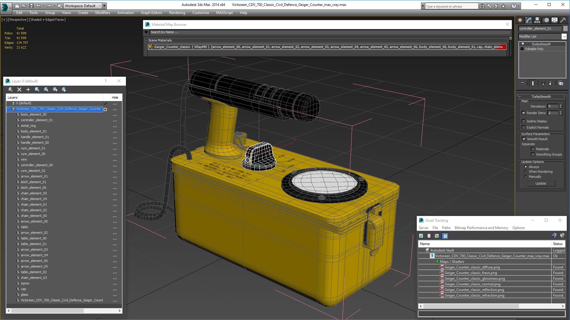 3D Victoreen Cdv 700 Classic Model - TurboSquid 1596707