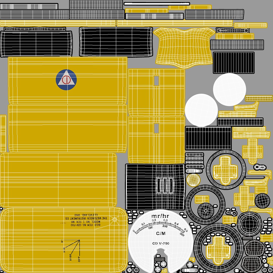 3D Victoreen Cdv 700 Classic Model - TurboSquid 1596707
