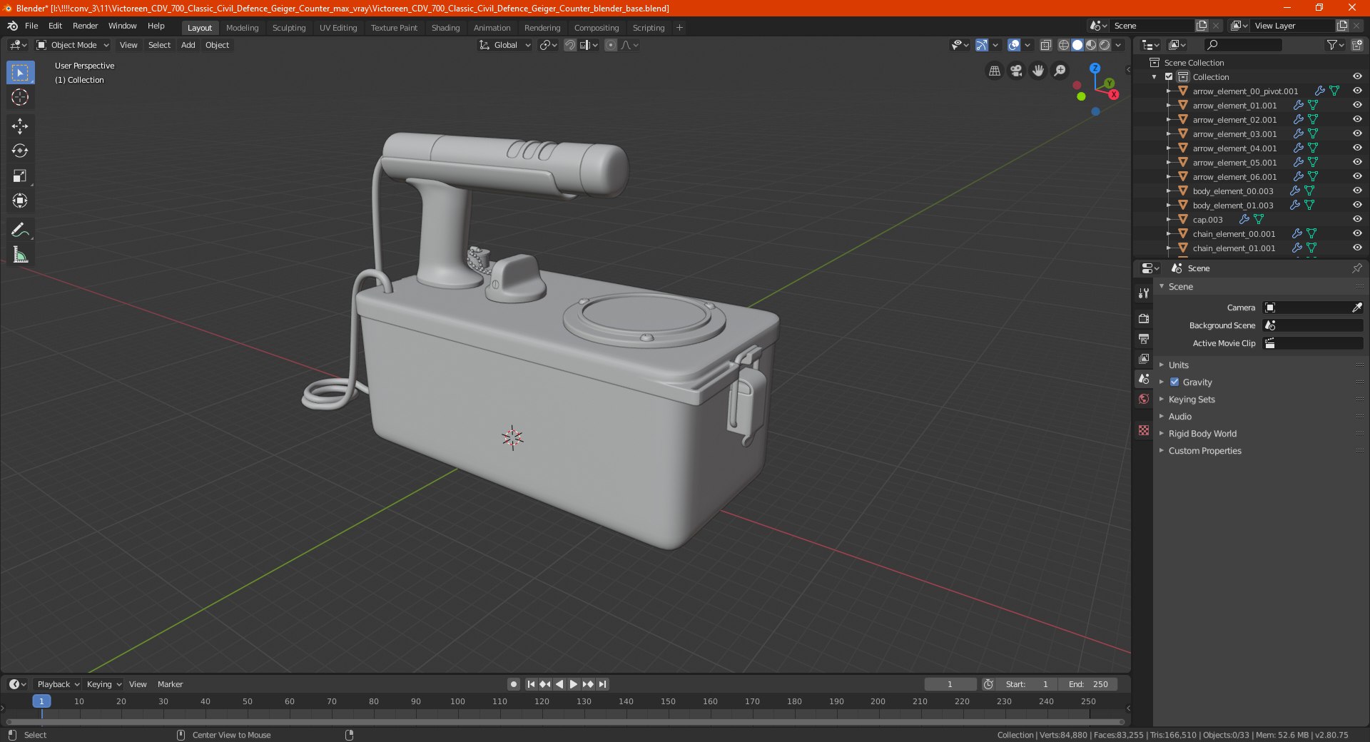 3D Victoreen Cdv 700 Classic Model - TurboSquid 1596707