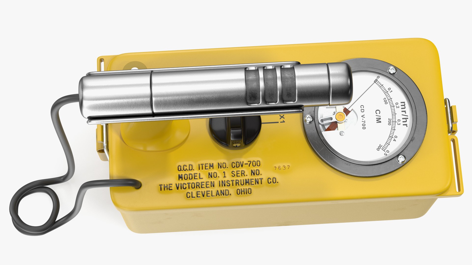 3D Victoreen Cdv 700 Classic Model - TurboSquid 1596707