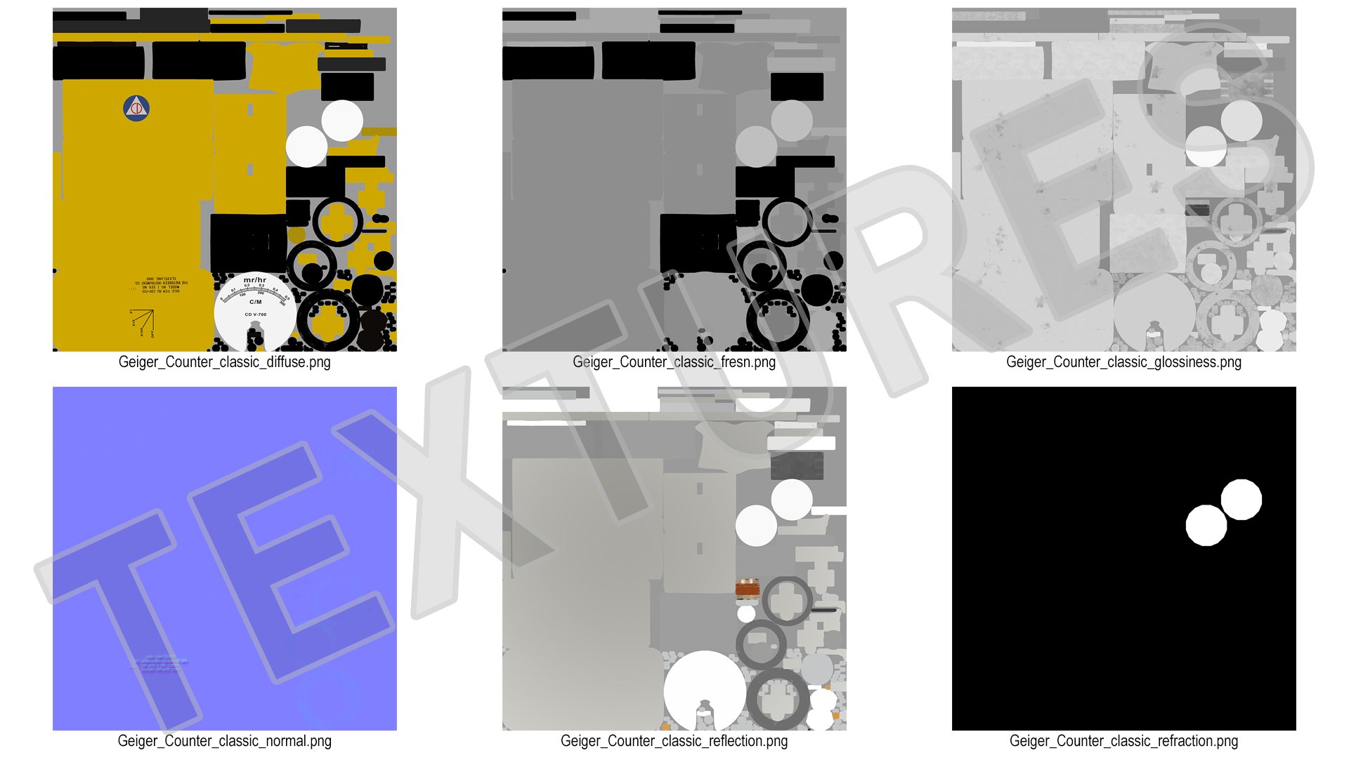 3D Victoreen Cdv 700 Classic Model - TurboSquid 1596707