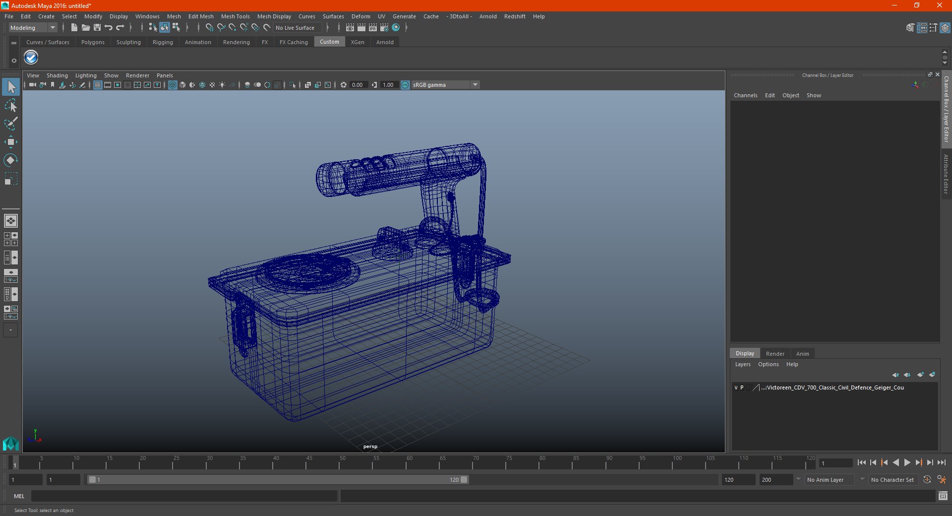 3D Victoreen Cdv 700 Classic Model - TurboSquid 1596707