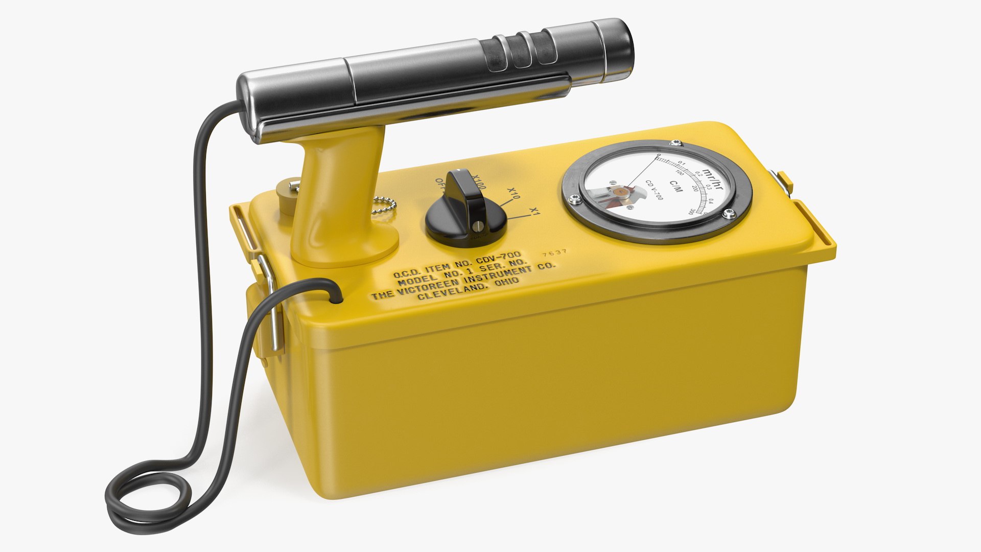 3D Victoreen Cdv 700 Classic Model - TurboSquid 1596707