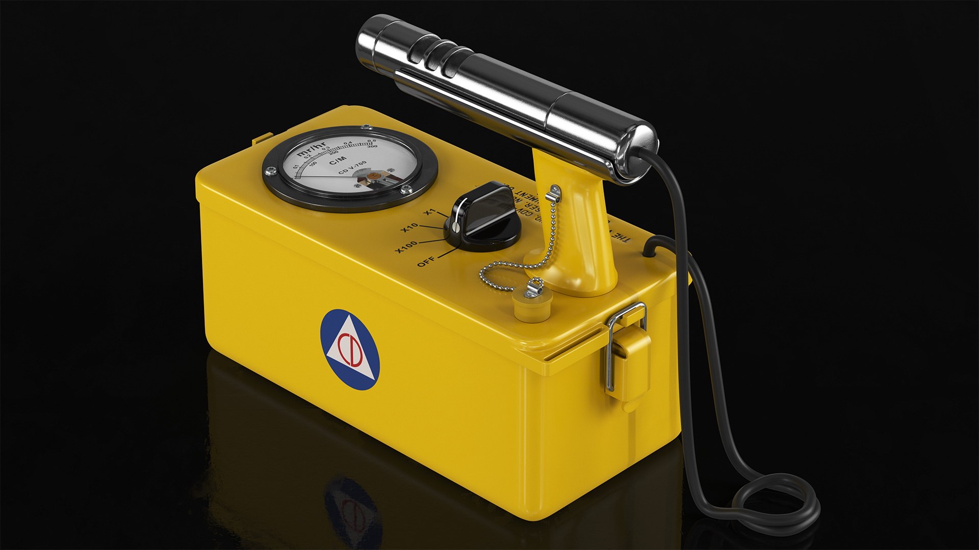 3D Victoreen Cdv 700 Classic Model - TurboSquid 1596707