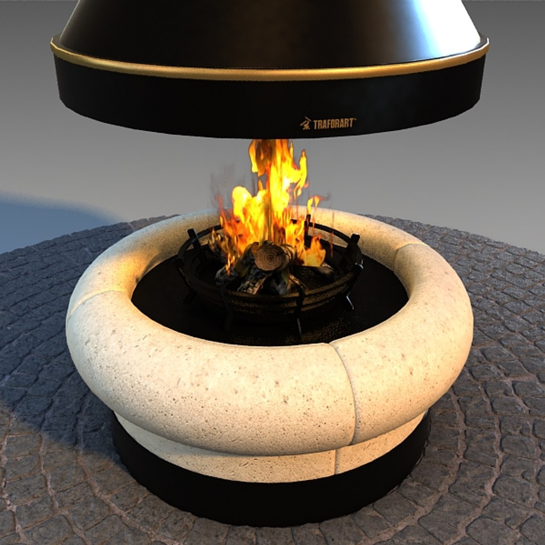 fireplace zeus 3d model