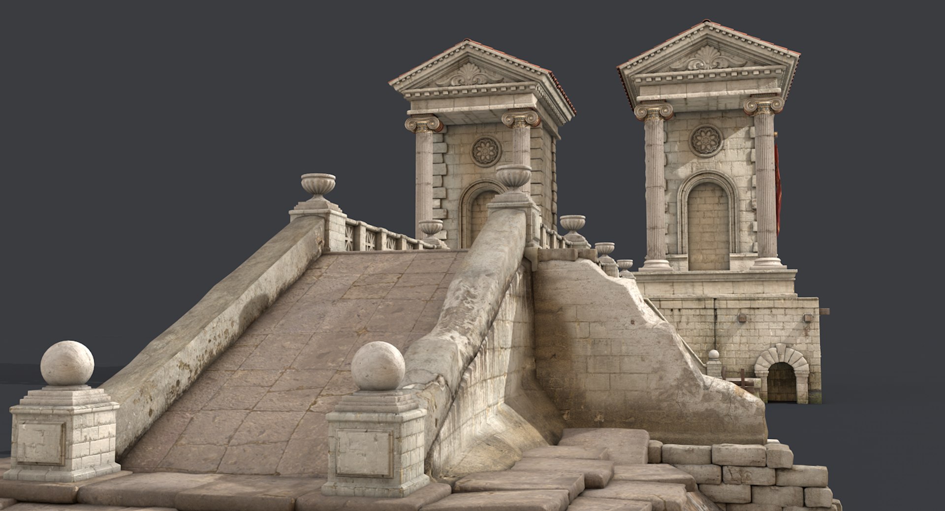 Port Ancient Rome 3D Model - TurboSquid 1188005