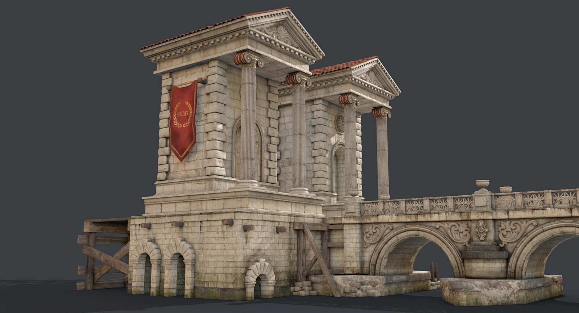 Port Ancient Rome 3D Model - TurboSquid 1188005