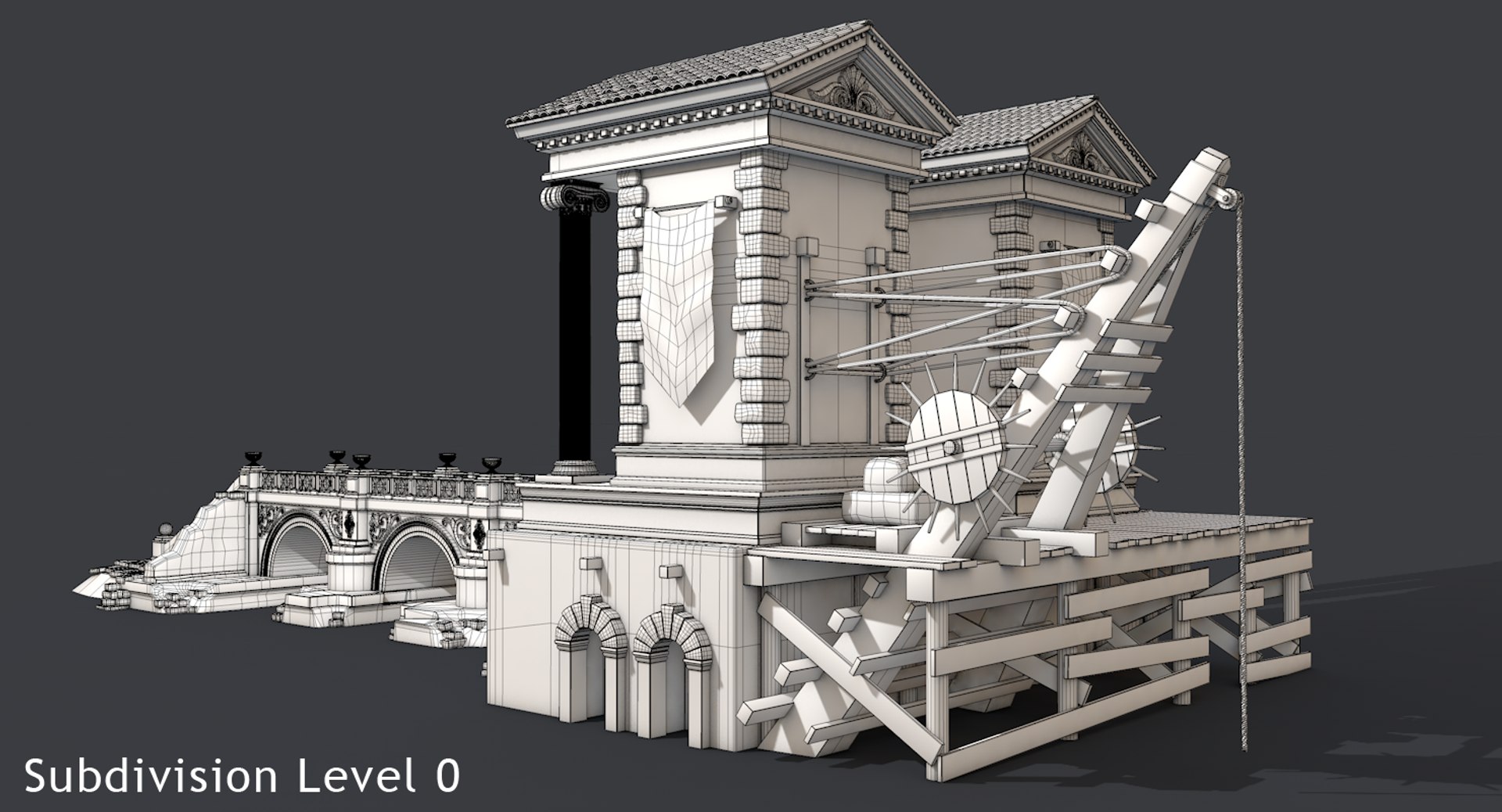 Port Ancient Rome 3D Model - TurboSquid 1188005