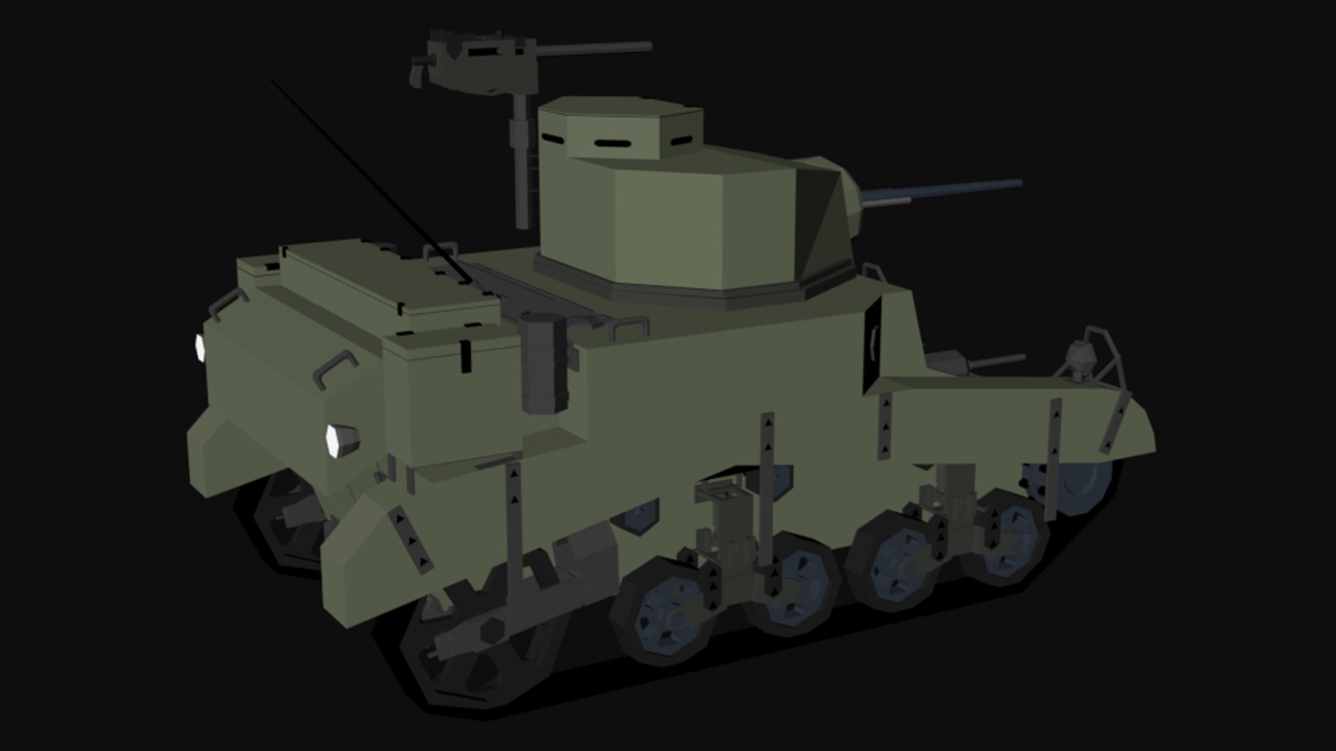 Isometric Ww2 M3 3D Model - TurboSquid 1427135
