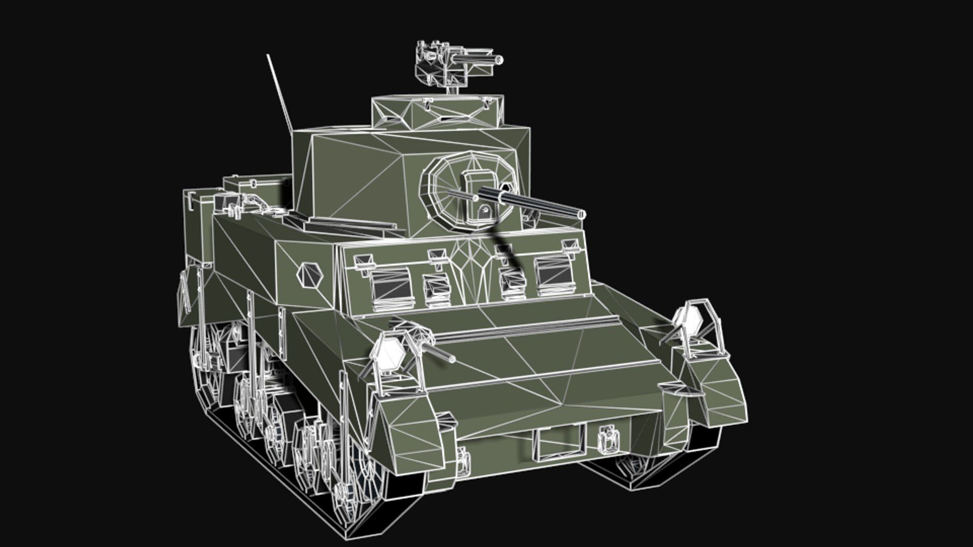 Isometric Ww2 M3 3D Model - TurboSquid 1427135