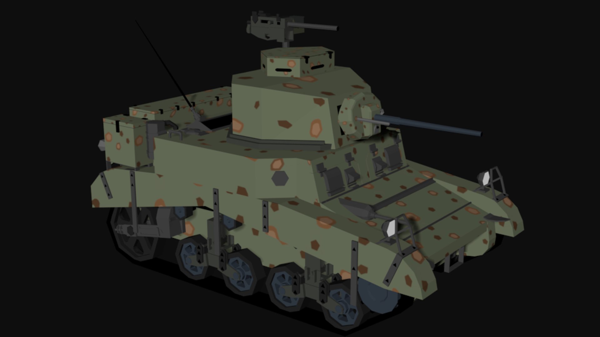 Isometric Ww2 M3 3D Model - TurboSquid 1427135