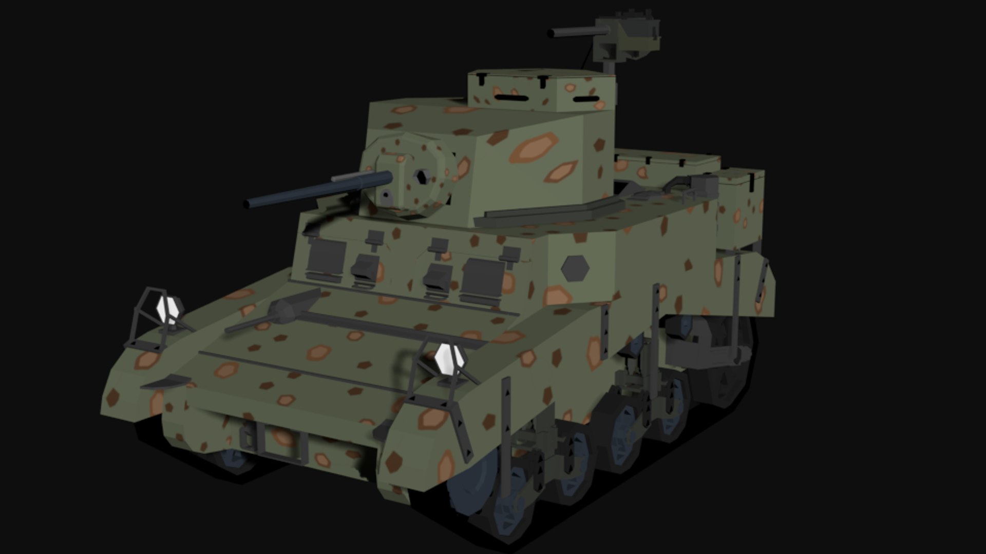 Isometric Ww2 M3 3D Model - TurboSquid 1427135