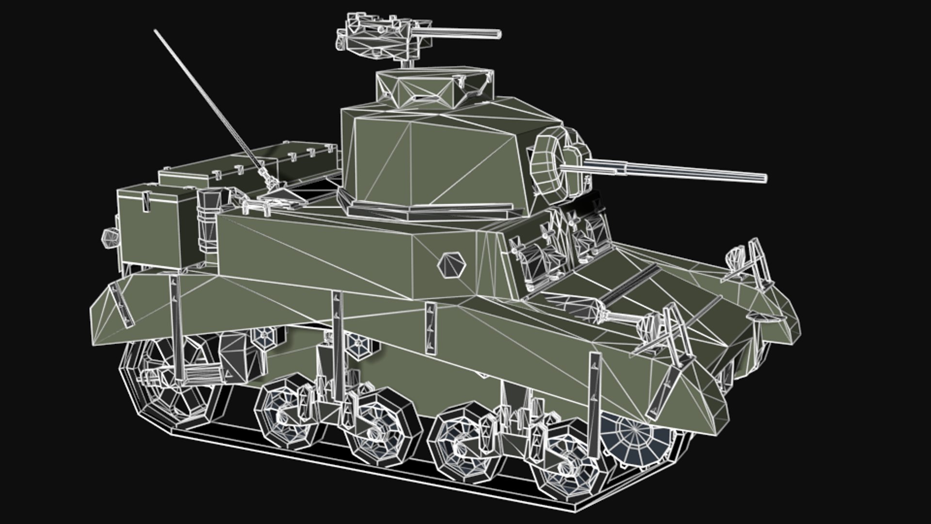 Isometric Ww2 M3 3D Model - TurboSquid 1427135