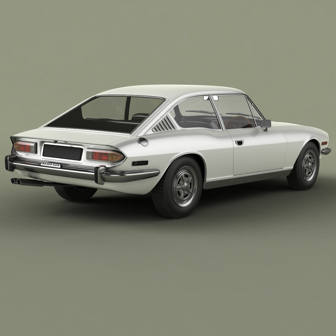 3D 1971 triumph stag fastback - TurboSquid 1218368