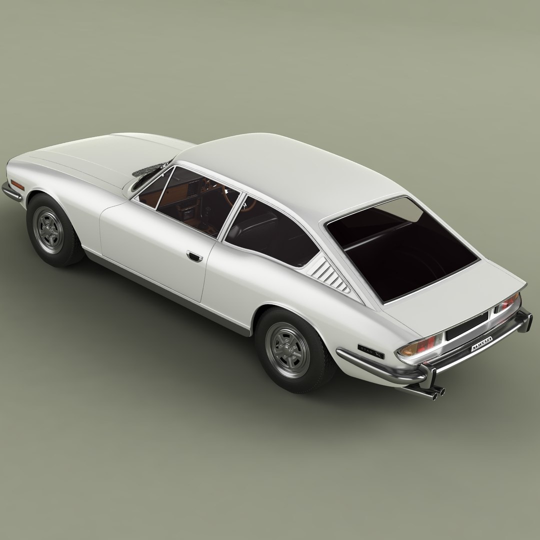 3D 1971 triumph stag fastback - TurboSquid 1218368