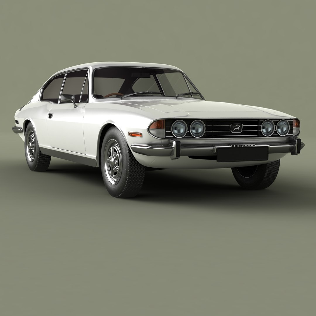 3D 1971 triumph stag fastback - TurboSquid 1218368
