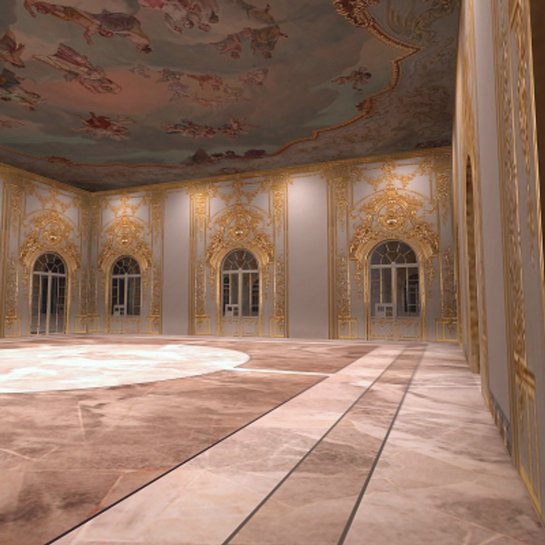 3d Interior Ballroom
