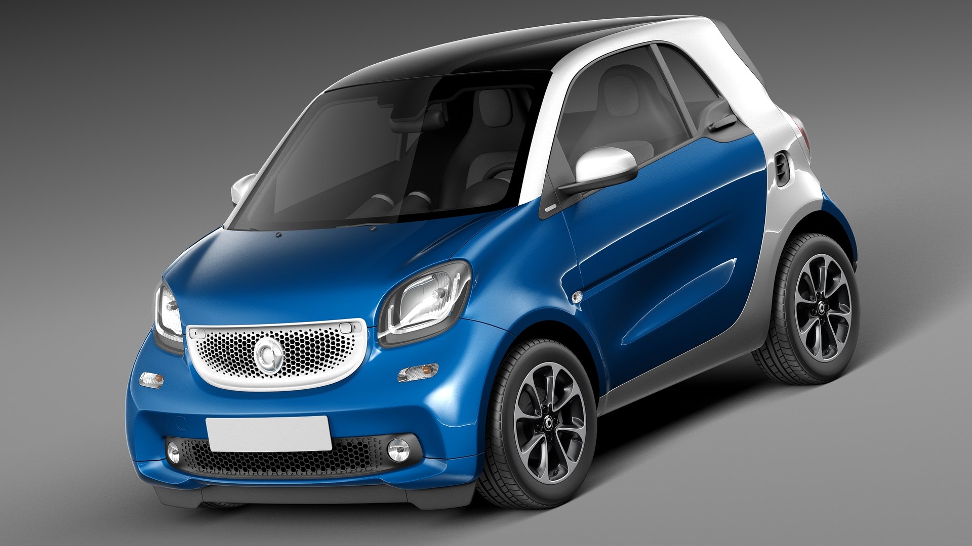 2015 smart fortwo 3d obj