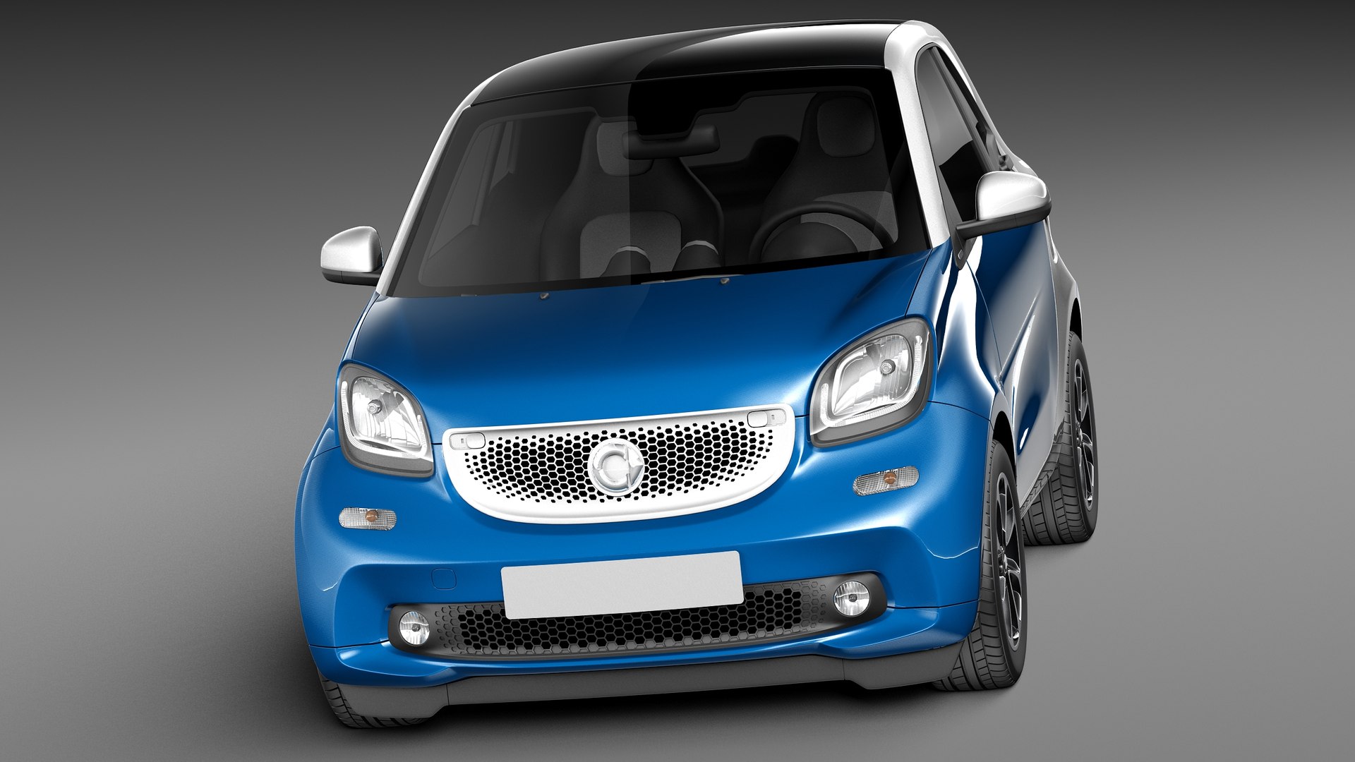 2015 smart fortwo 3d obj