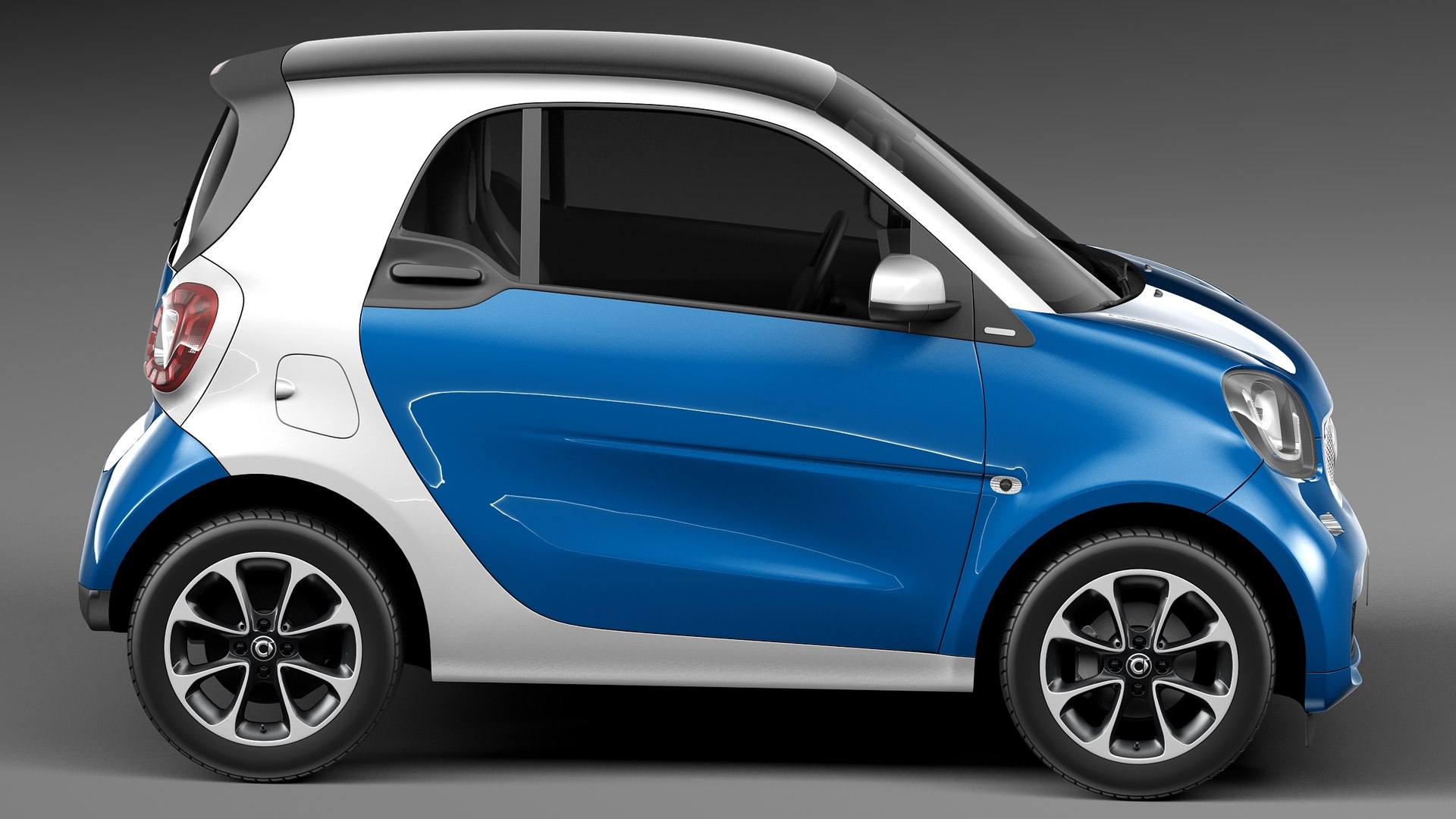 2015 smart fortwo 3d obj