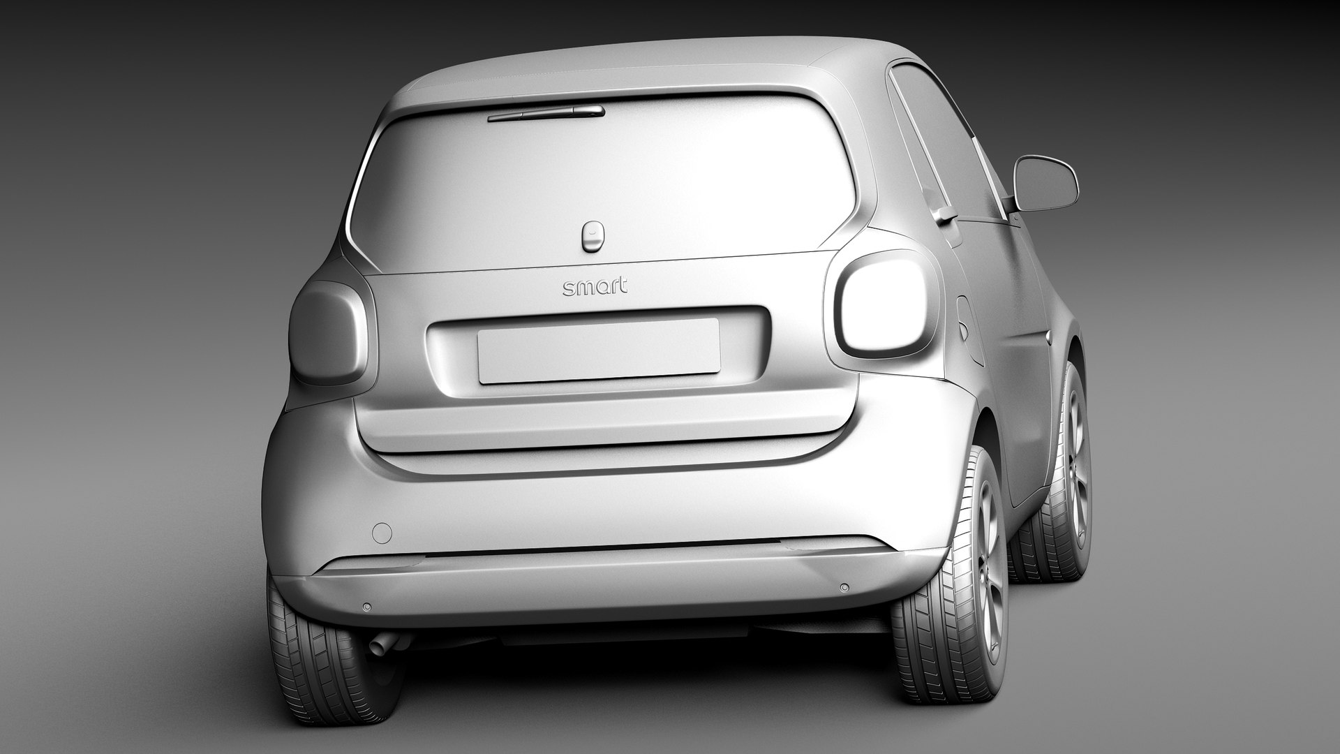 2015 smart fortwo 3d obj
