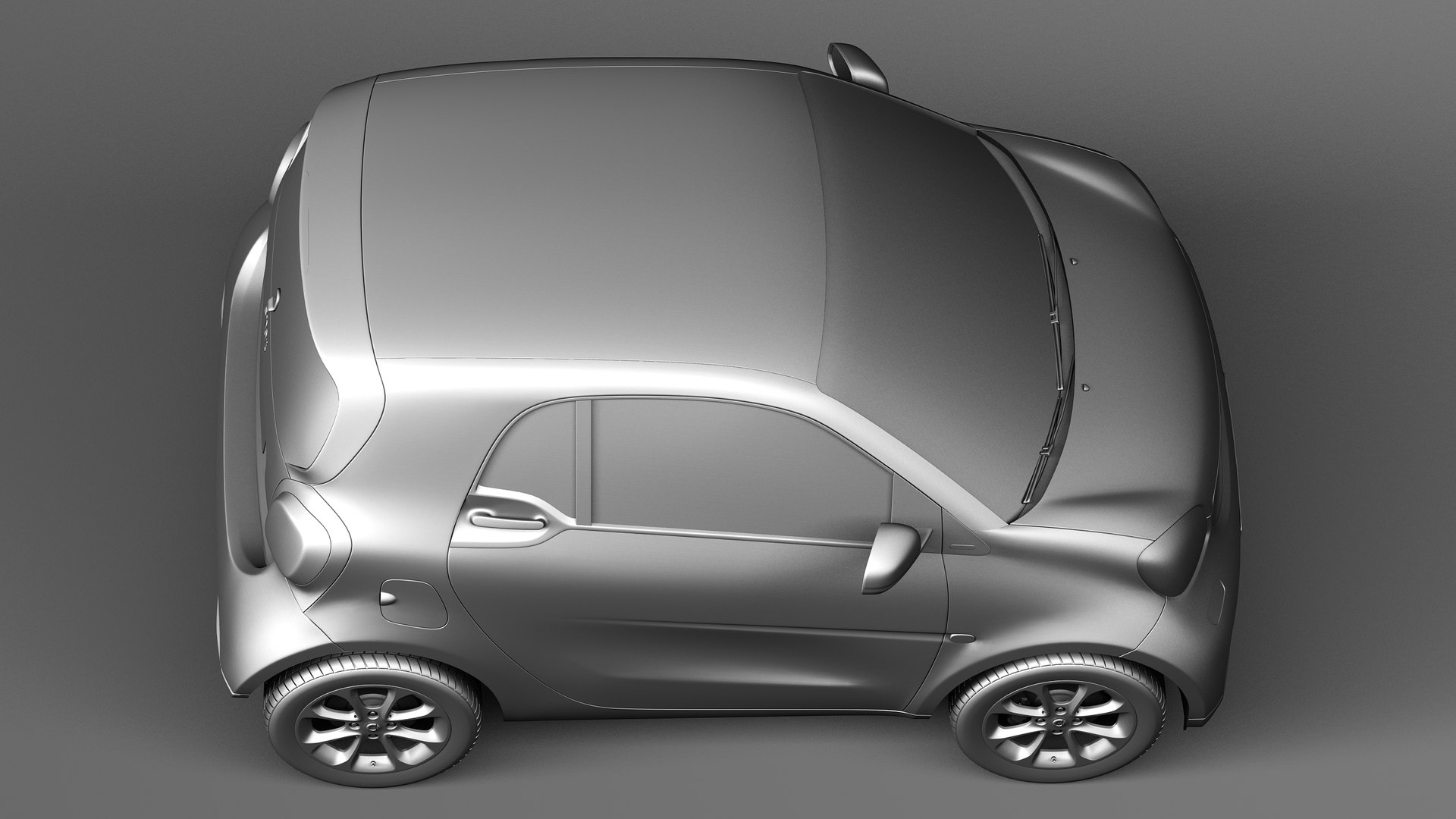 2015 smart fortwo 3d obj