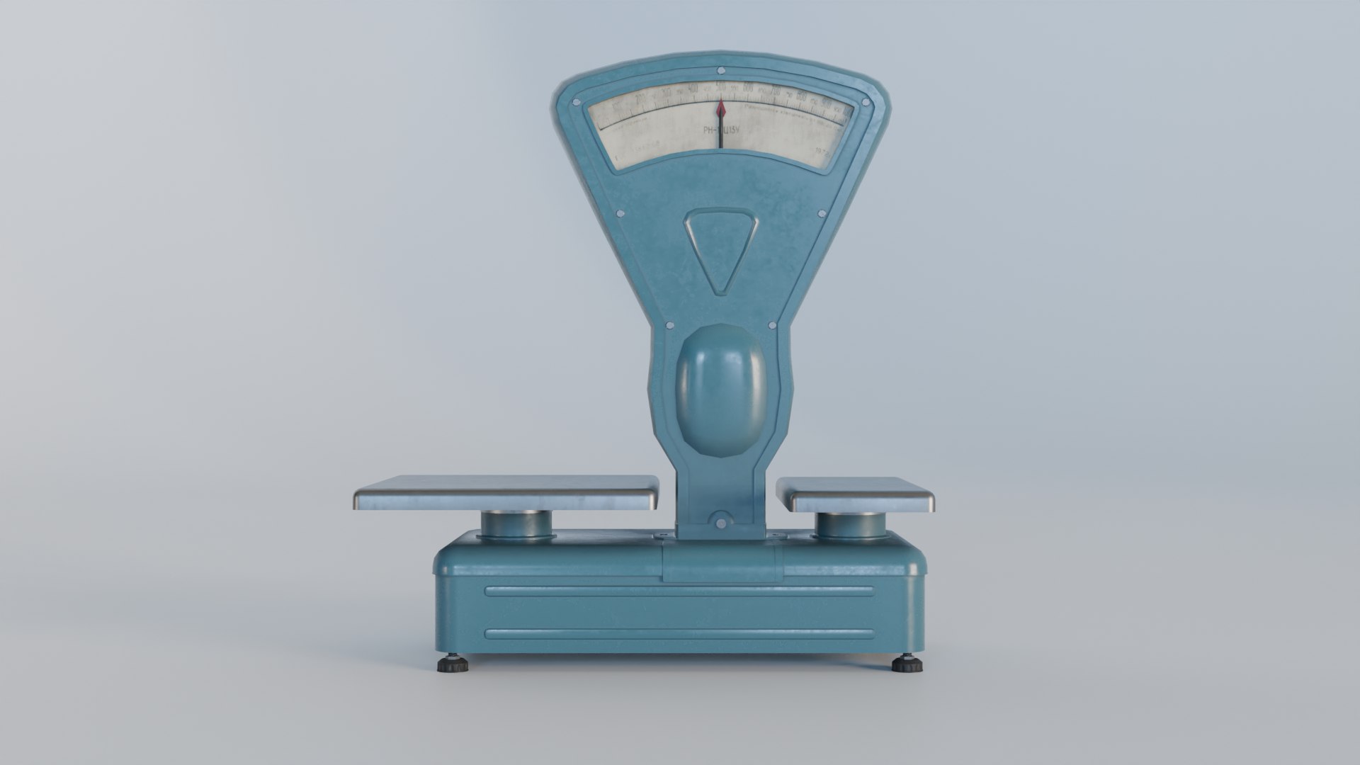 Soviet Scales Low Poly 3D Model - TurboSquid 2207147