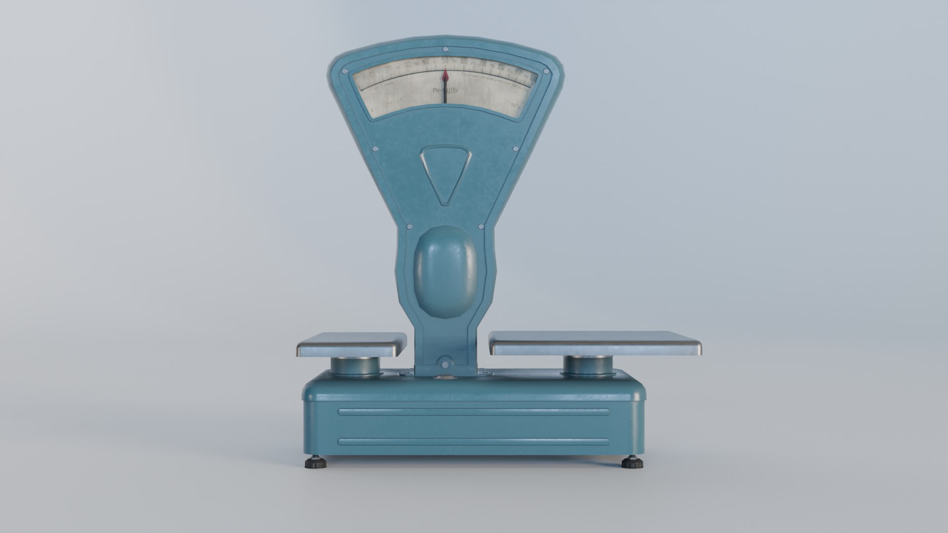 Soviet Scales Low Poly 3D Model - TurboSquid 2207147