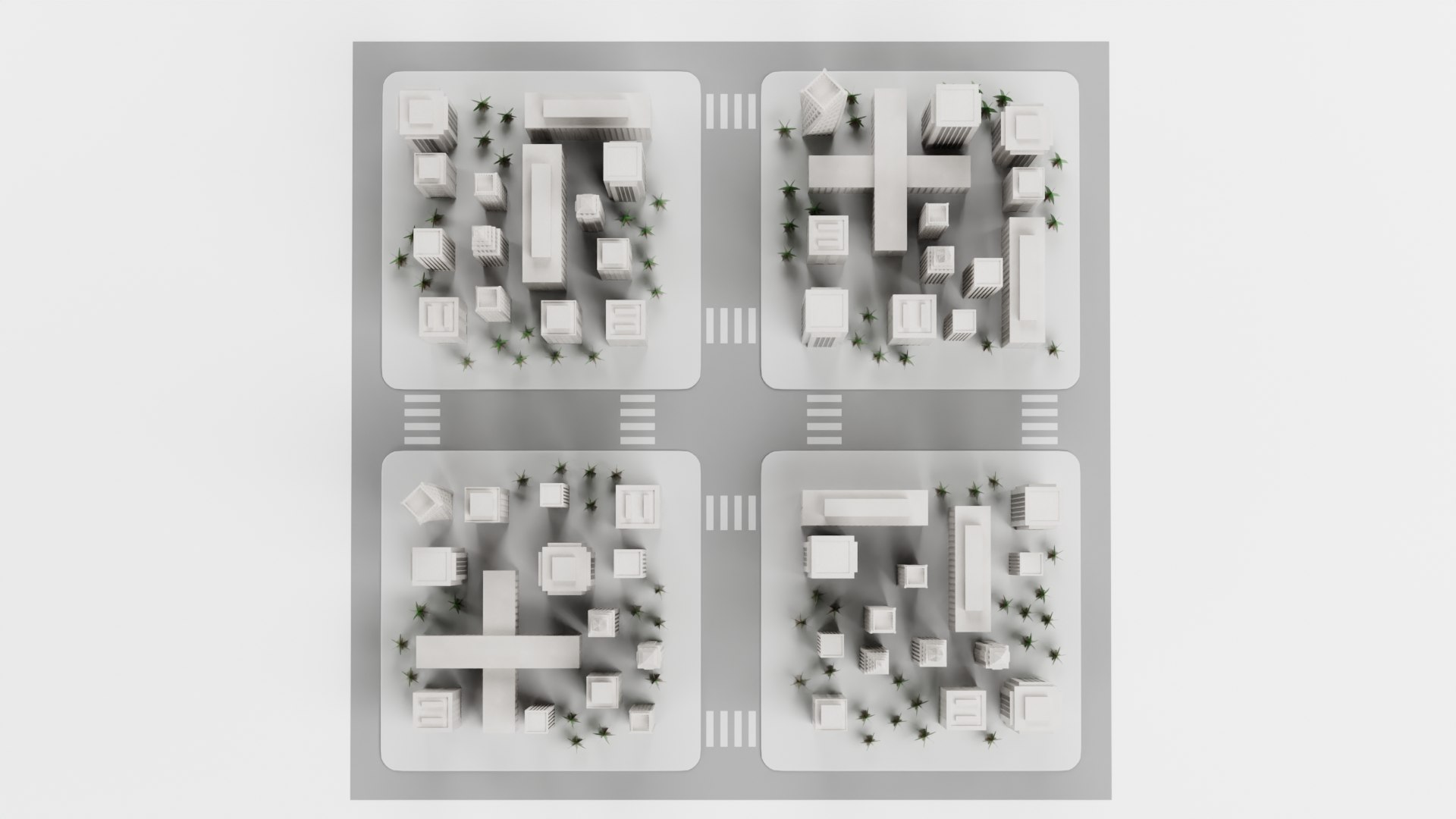 3D Model Paper City Street - TurboSquid 2183957