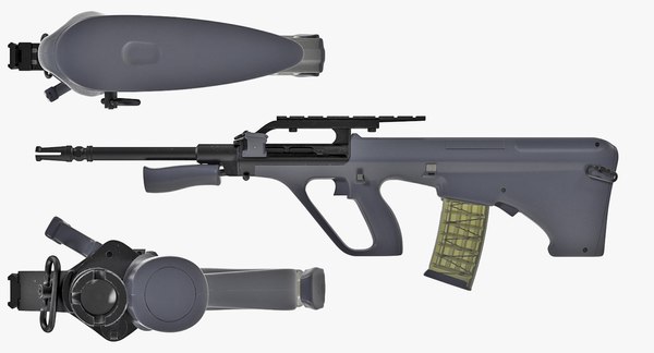 3D aug rifles 3 - TurboSquid 1238086