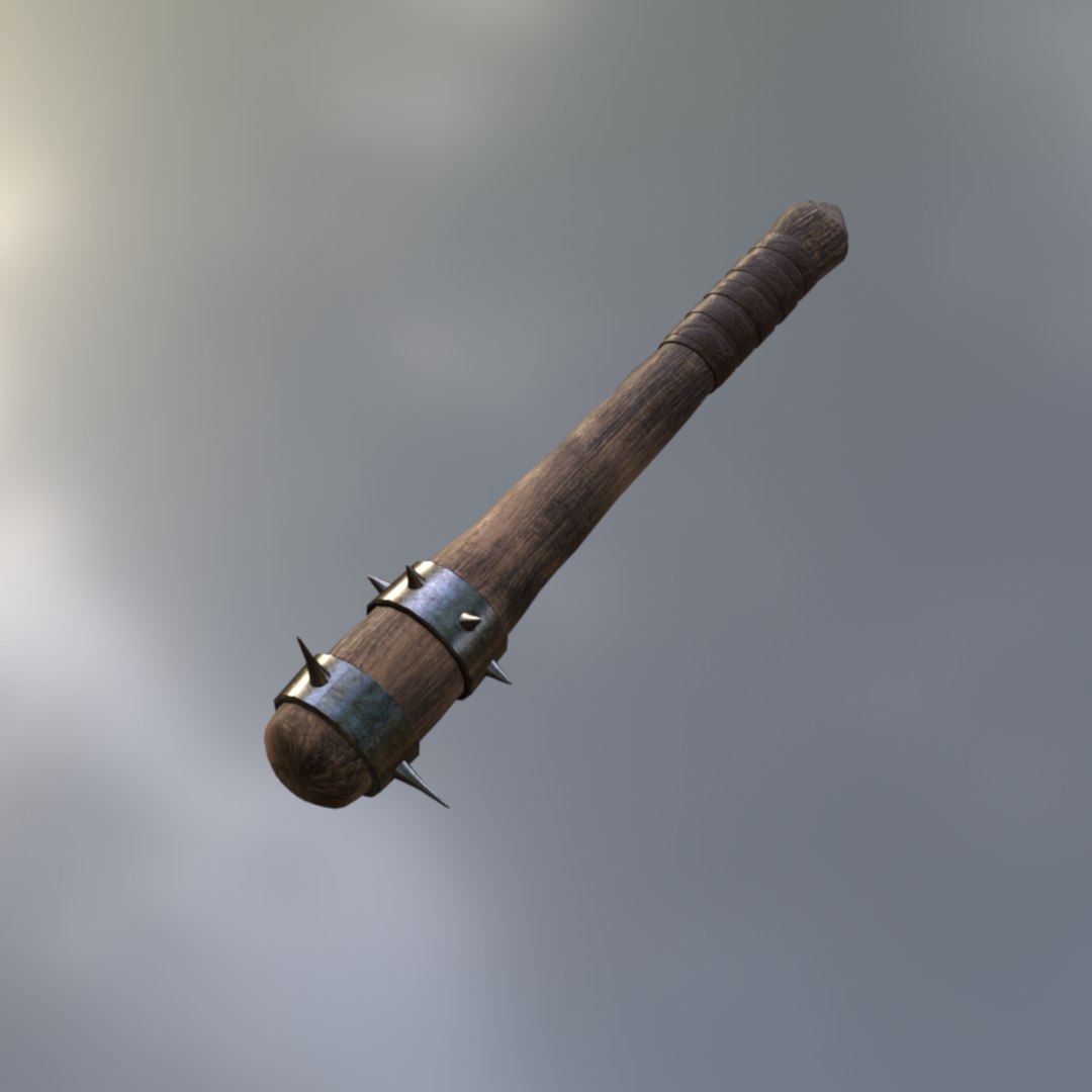 Medieval Wooden Cudgel Model - TurboSquid 2253328
