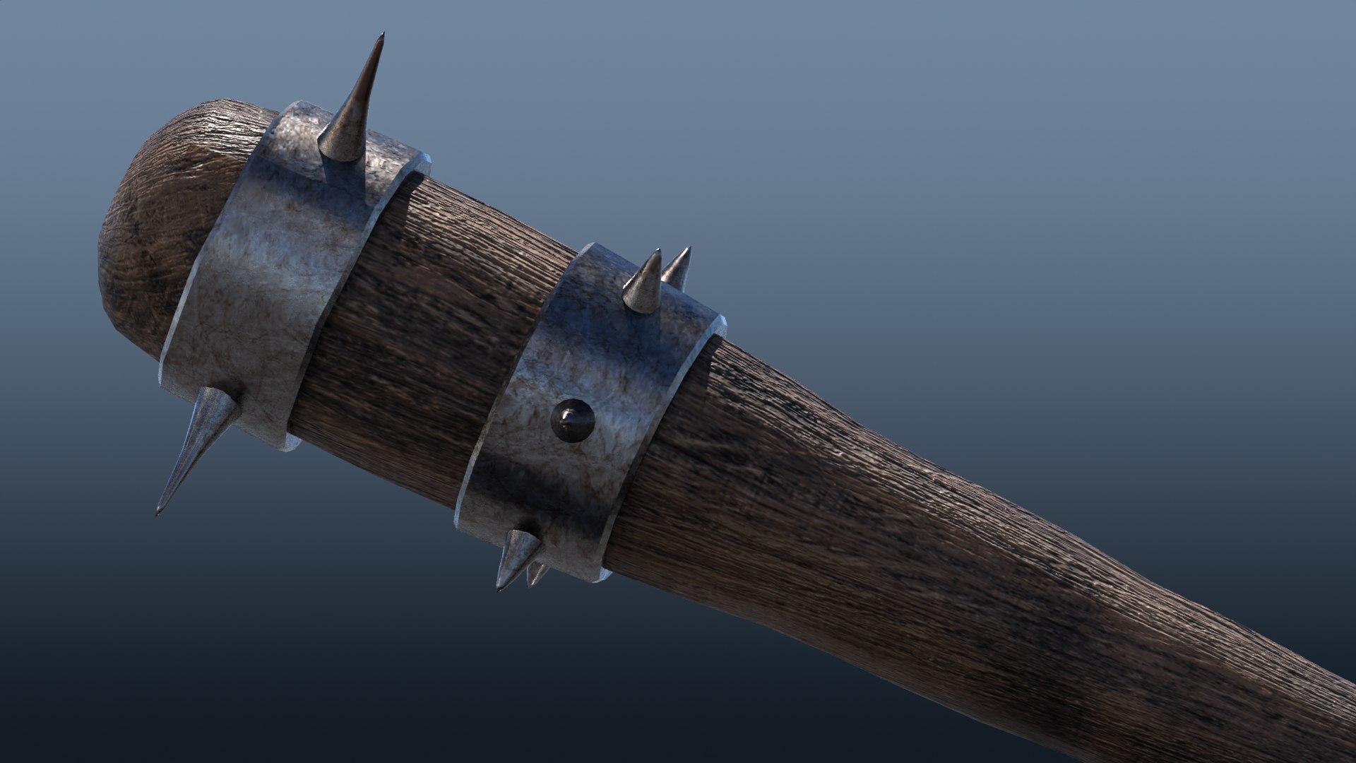 Medieval Wooden Cudgel Model - TurboSquid 2253328