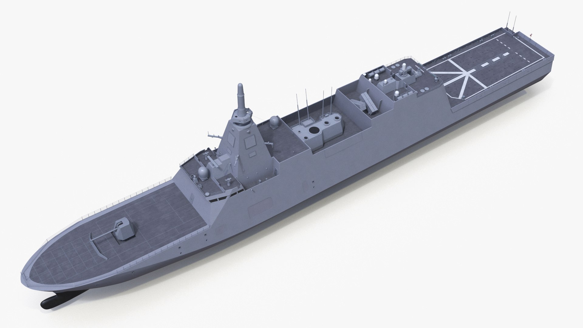 3D Japanese Mogami Class Frigate FFM-2 Model - TurboSquid 2315144