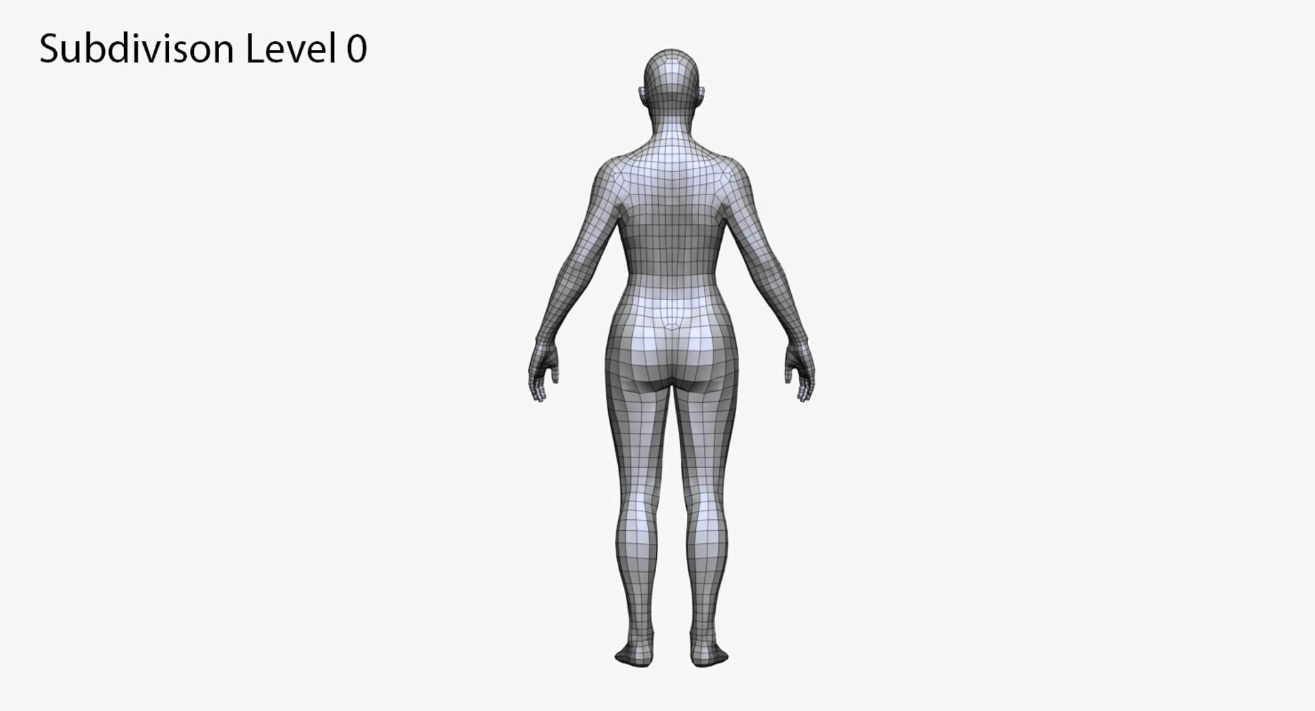 Free Obj Model Realistic White Male Female