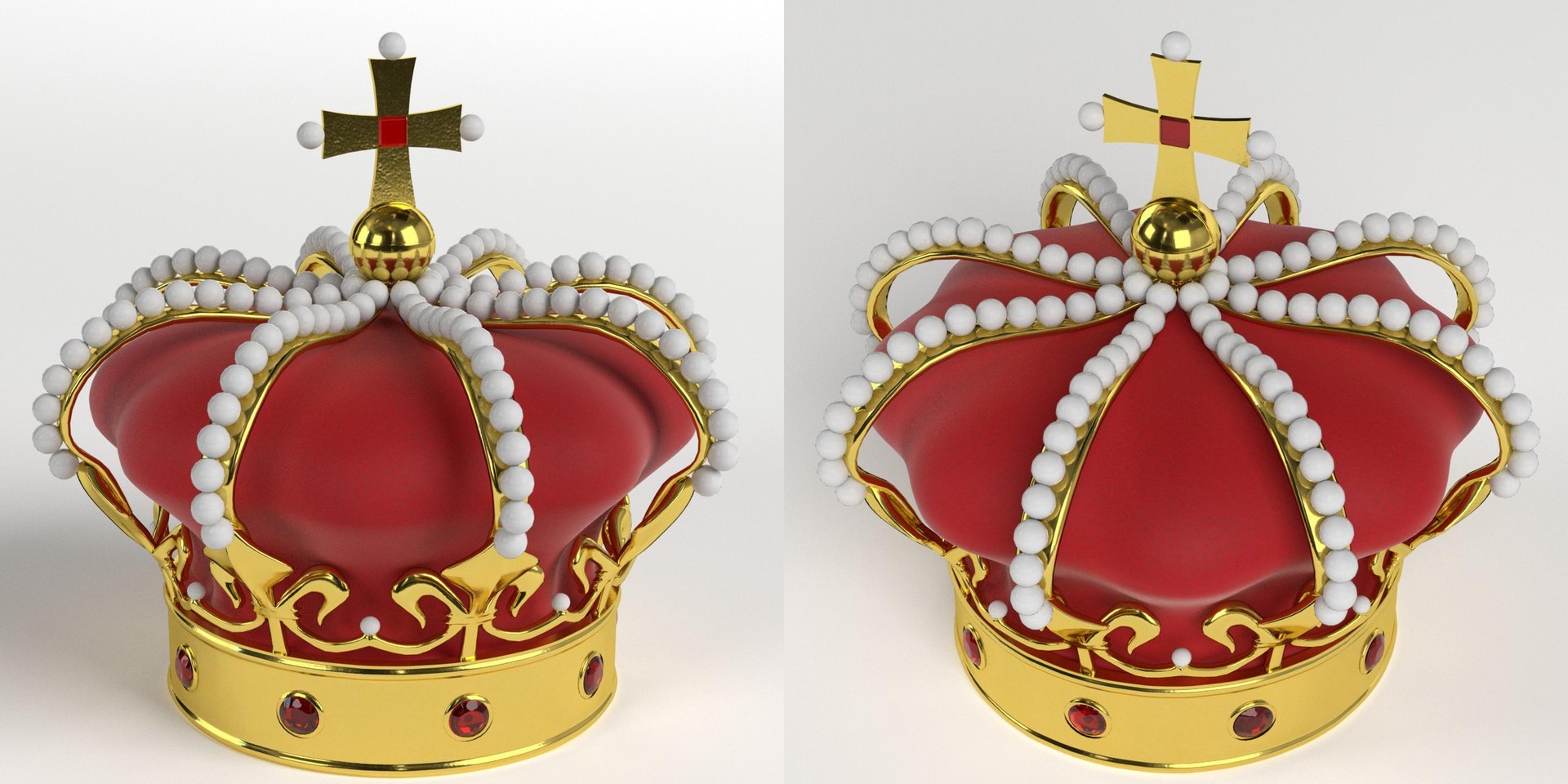Imperial Crown Orb Cross Model - TurboSquid 1422292