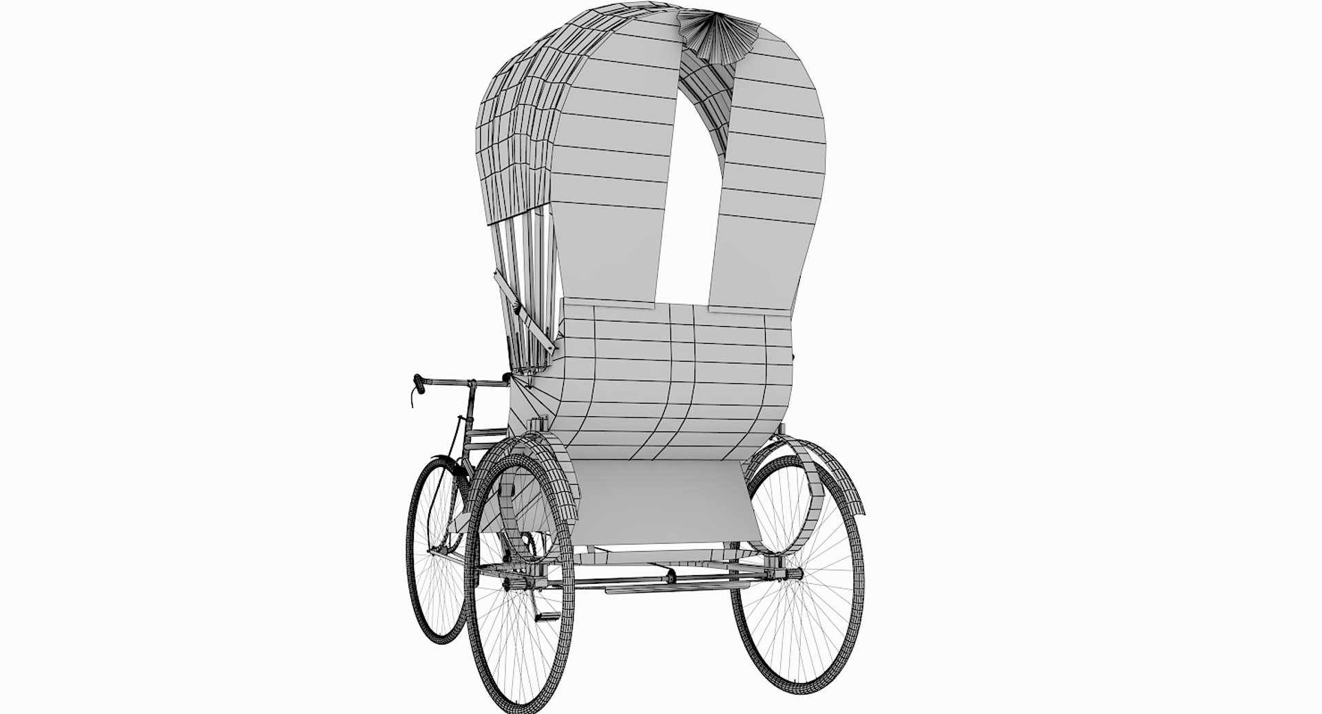 Rickshaw Model - TurboSquid 1153073