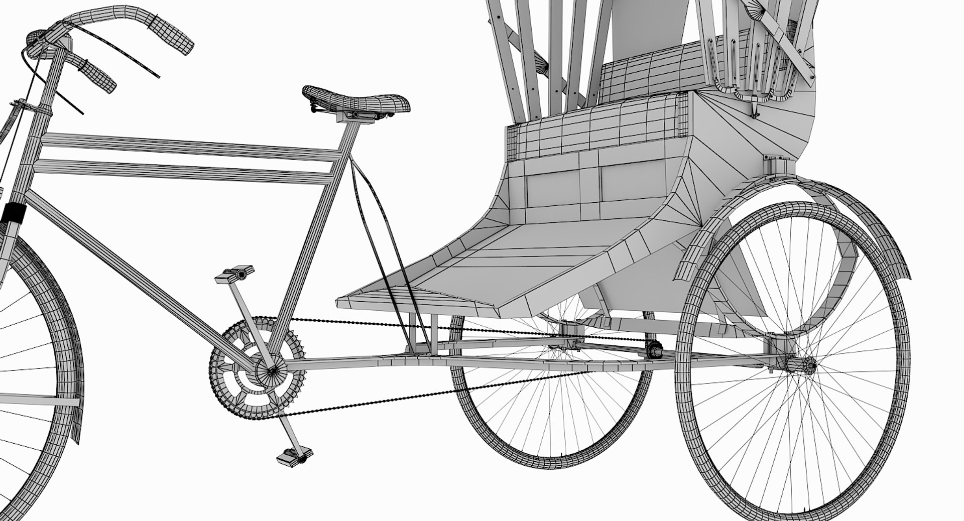Rickshaw Model - TurboSquid 1153073