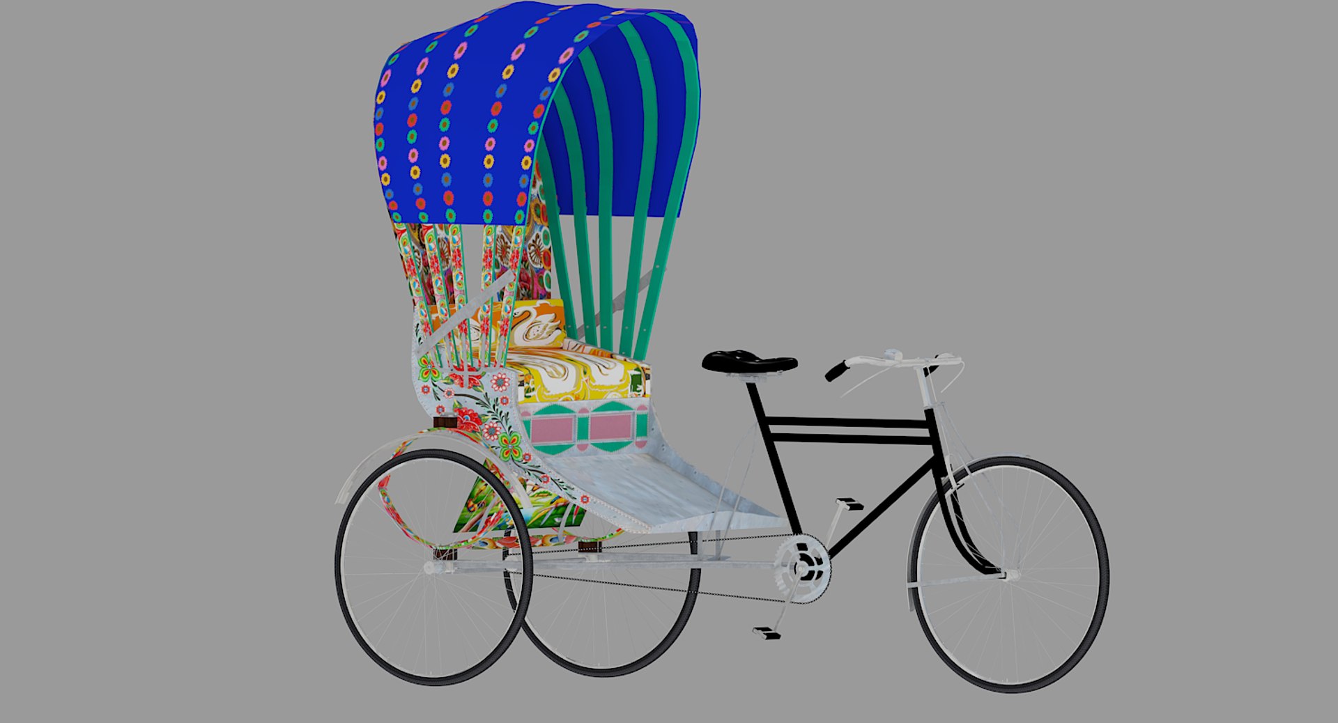 Rickshaw Model - TurboSquid 1153073