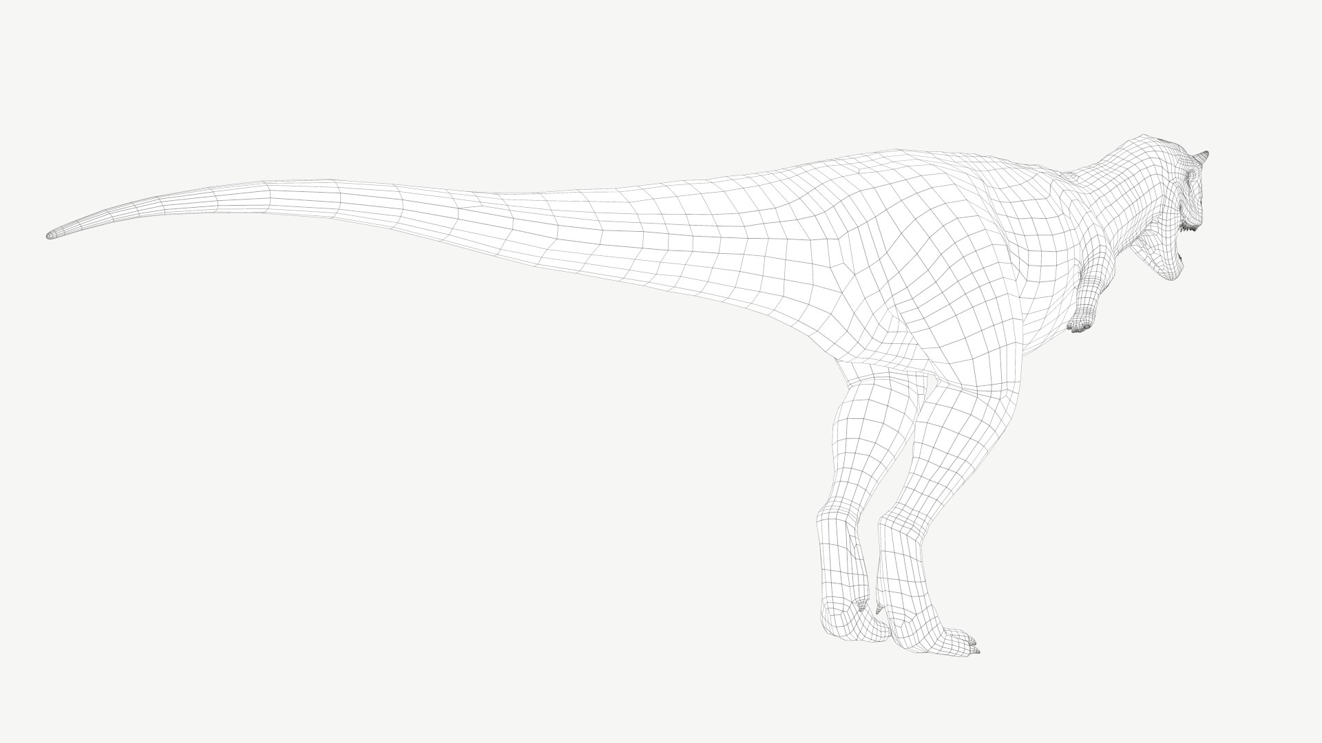 3d Carnotaurus T-rex