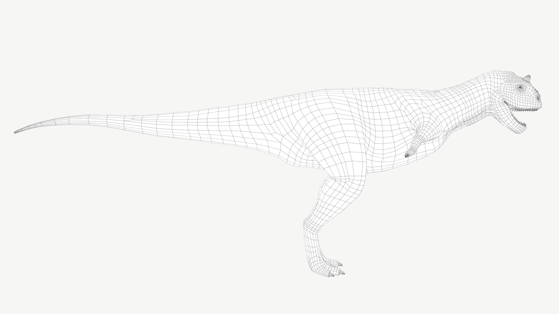 3d Carnotaurus T-rex